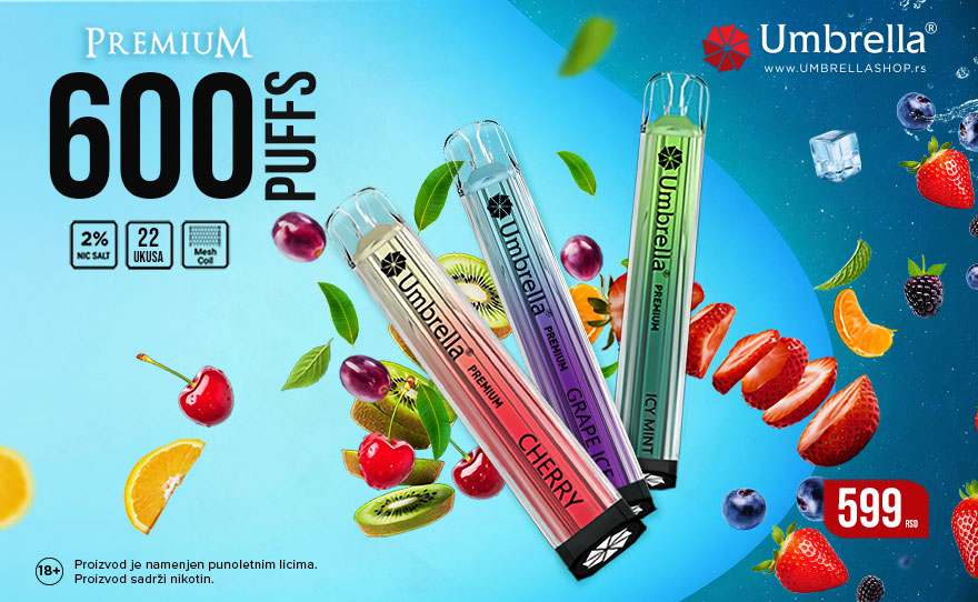 UMBRELLA 600 PUFFS PREMIUM | BIG Novi Sad