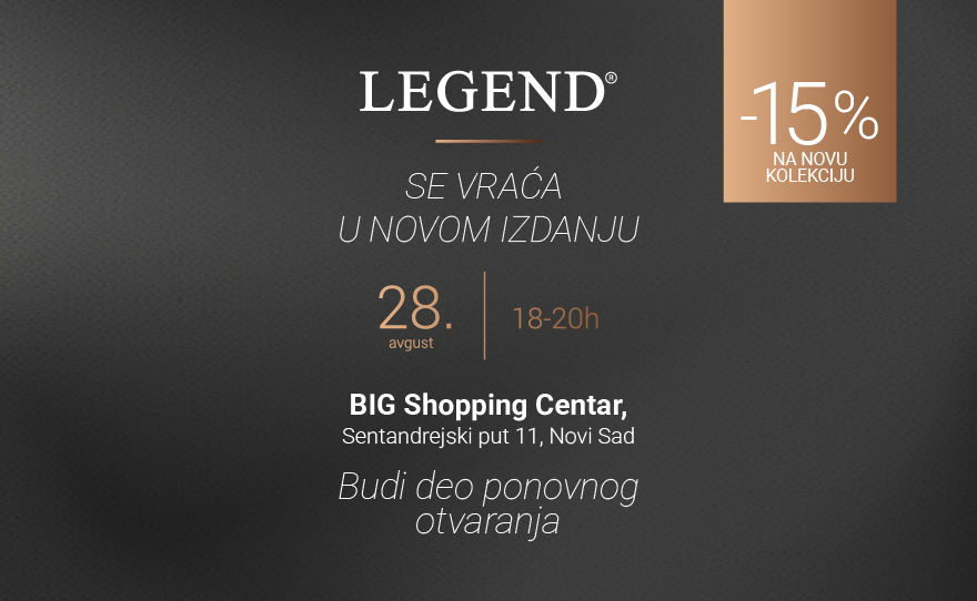 Legend se vraća u novom izdanju! | BIG Novi Sad