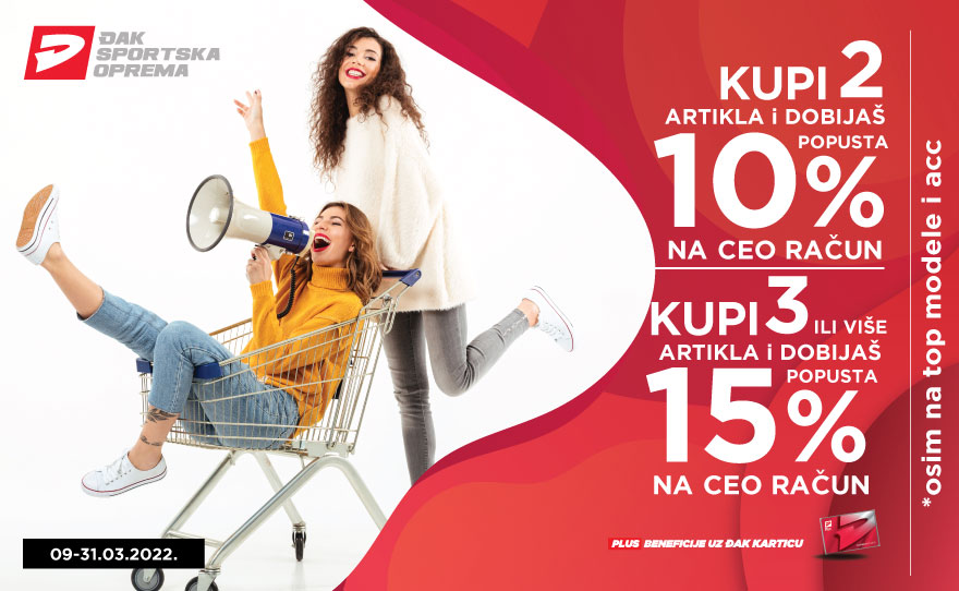 Specijalna ponuda u Đaku - Do 15% POPUSTA! | BIG Rakovica