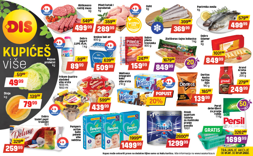 Nedeljna akcija u DIS-u traje do 7. jula! | BIG Rakovica